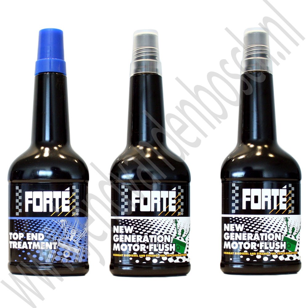 Pakket Forté Motor Flush 2x 400 ML Fles en Forté Top End Treatent 400 ...